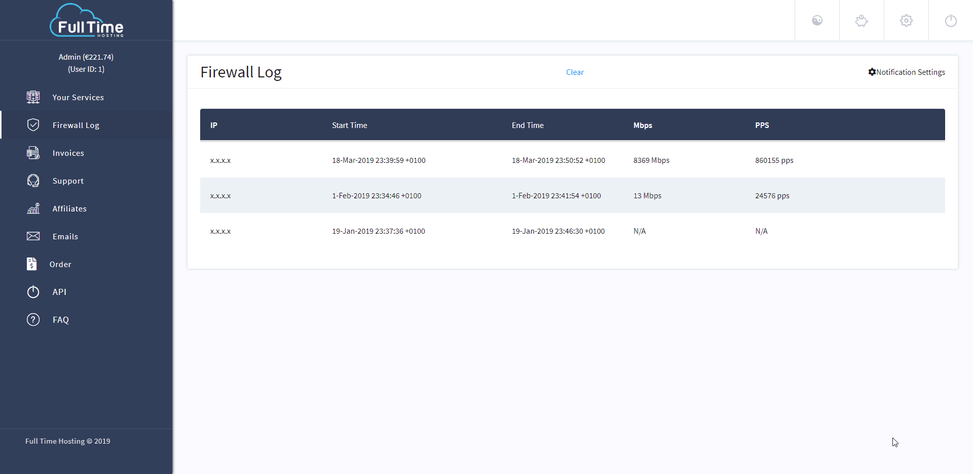 Powerful VPS Hosting, Game Server, Web Hosting - Full Time Hosting