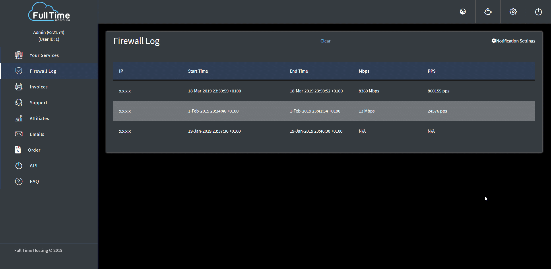 Powerful VPS Hosting, Game Server, Web Hosting - Full Time Hosting