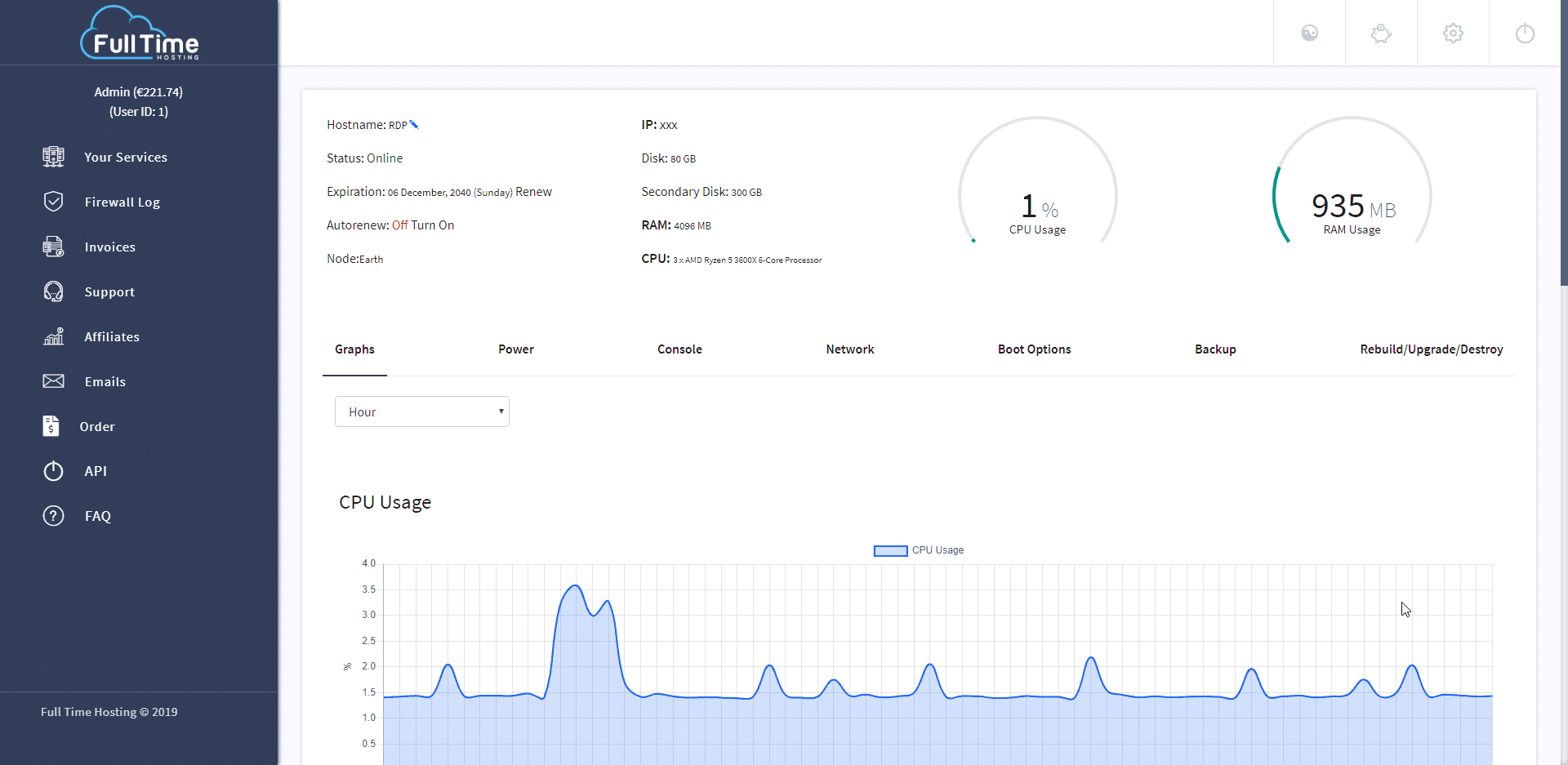 Powerful VPS Hosting, Game Server, Web Hosting - Full Time Hosting